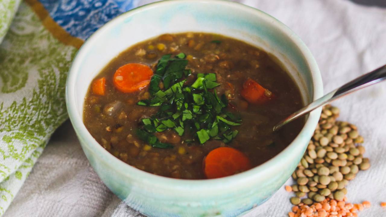 Triple Lentil Love Soup