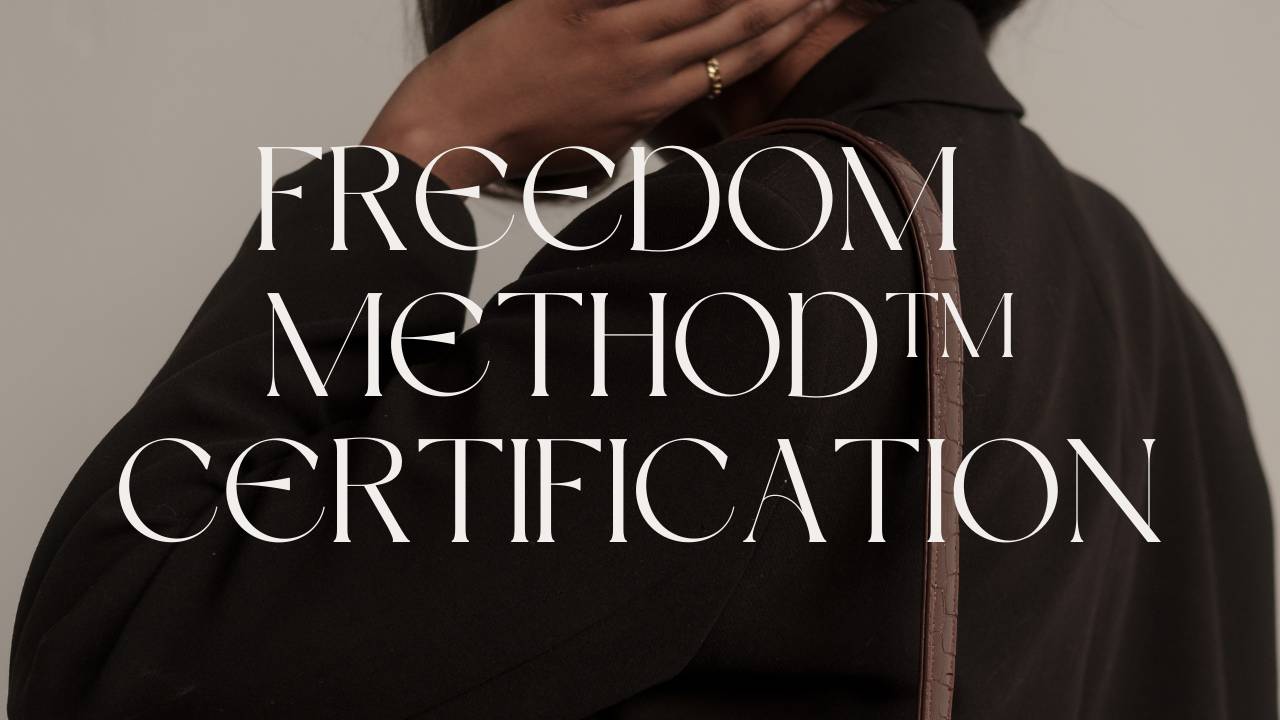 Freedom Method™️ Certification, Freedom School Co