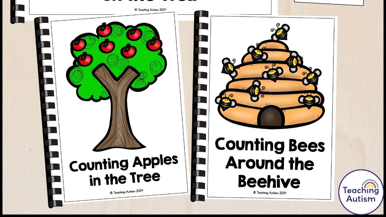 3 Free Counting Adapted Books for Special Education