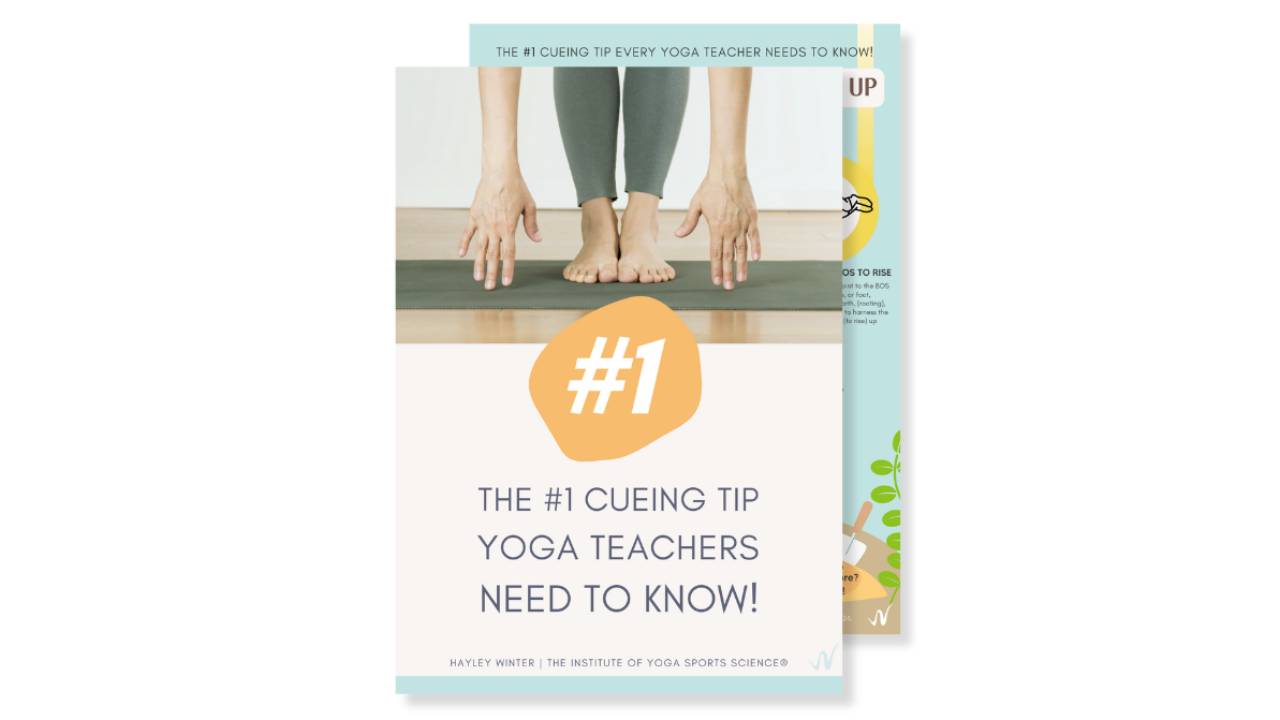 The #1 Cueing Tip Yoga Teacher's Need to Know!