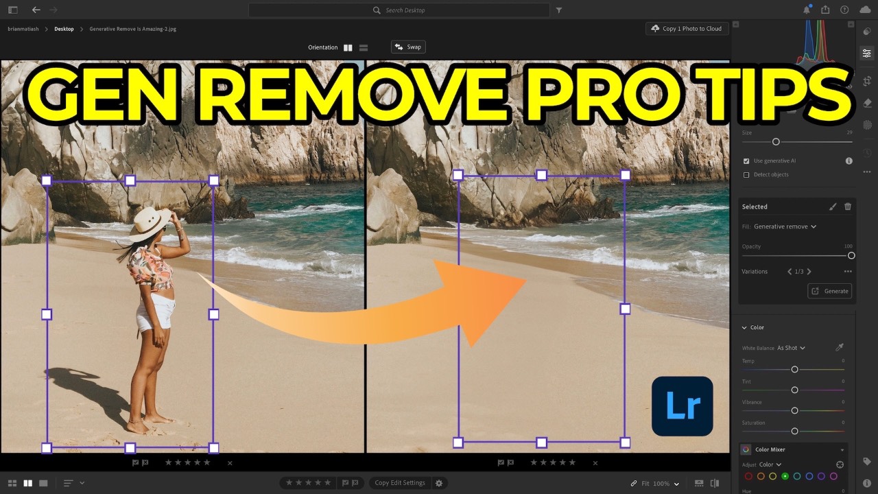 5 Tips For Instant Improvements With Lightroom Generative Remove