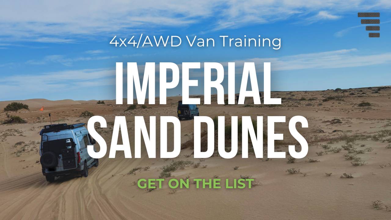 Imperial Sand Dunes 4x4/AWD Van Training