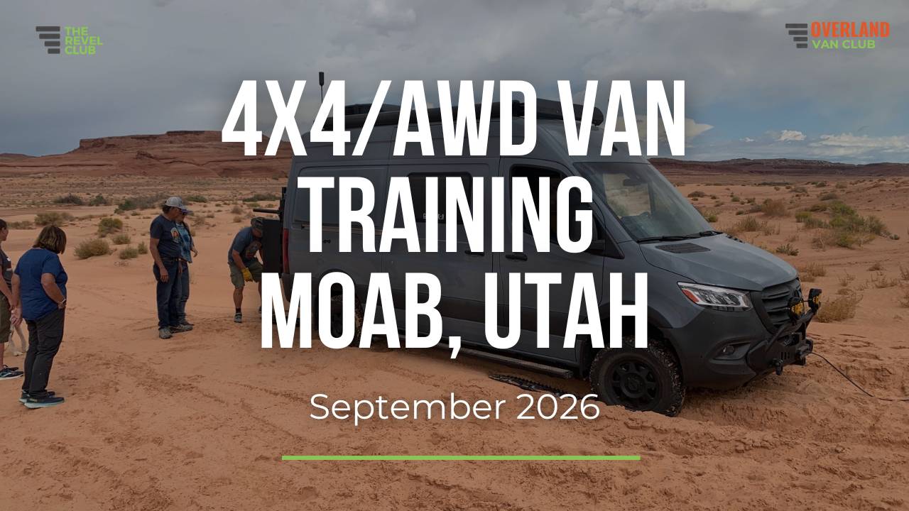 Moab 4x4/AWD Van Training