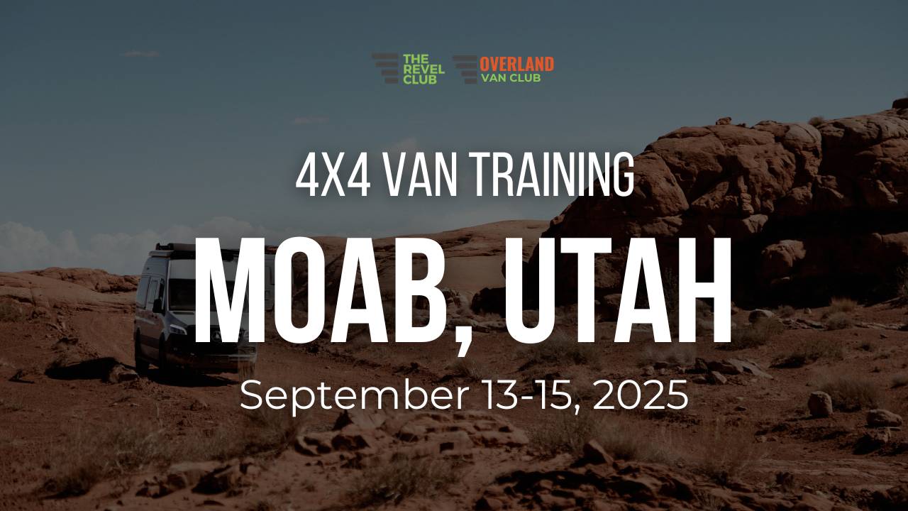 Moab 4x4 Van Training