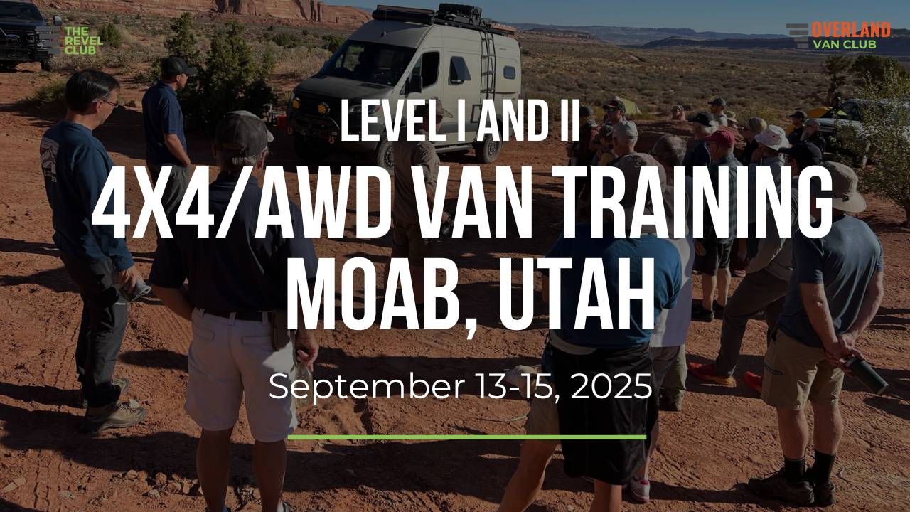 Moab 4x4/AWD Van Training