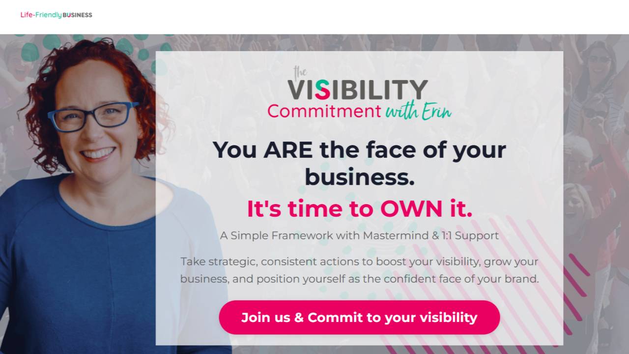 The Visibility Commitment |Confidence & Strategy for Women in Business