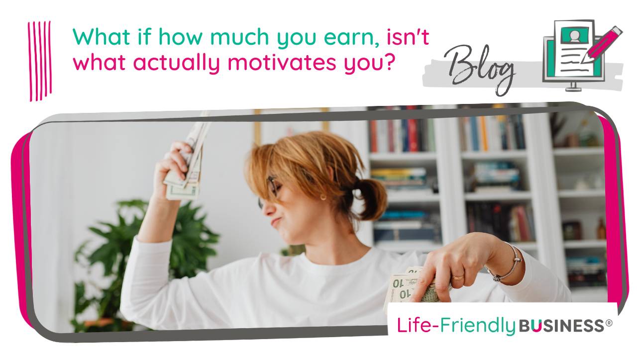What if how much you earn, isn't what actually motivates you?