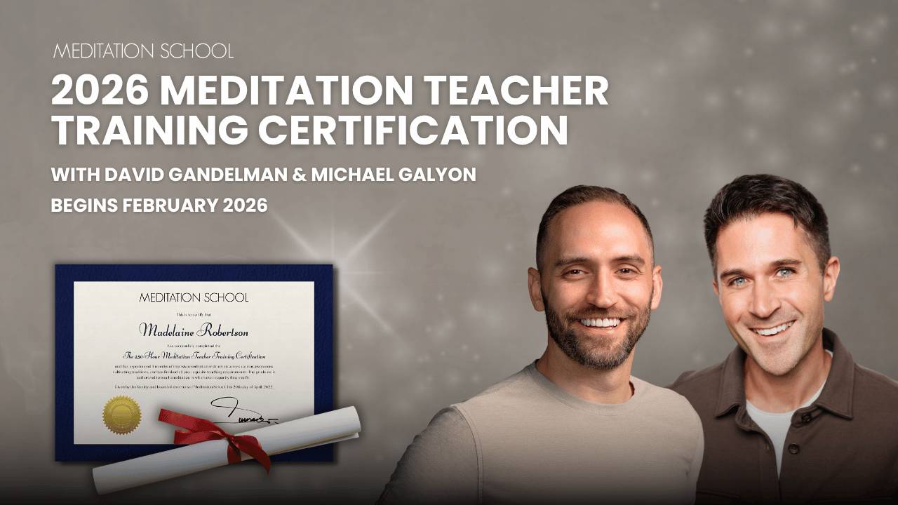 2026 Meditation Teacher Training Certification