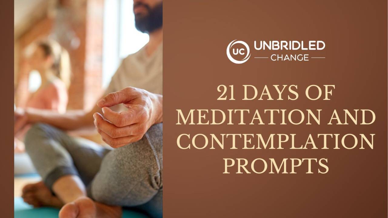 21 Days of Meditation and Contemplation Prompts - Thank You