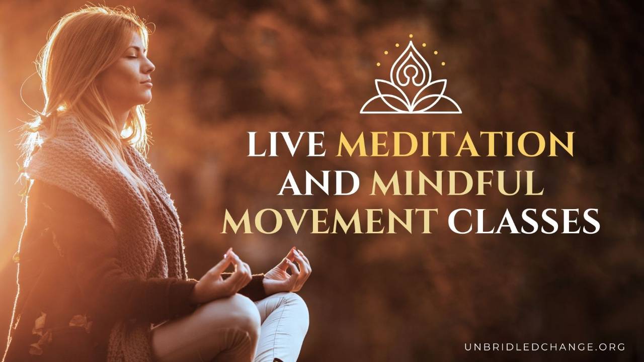 Live Meditation & Mindful Movement Classes