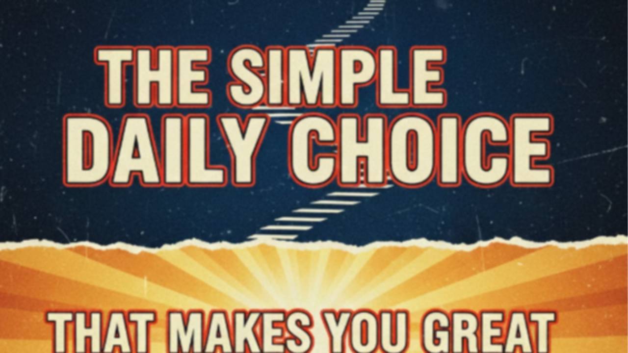The Simple Daily Choice That Makes You Great (Start Here)