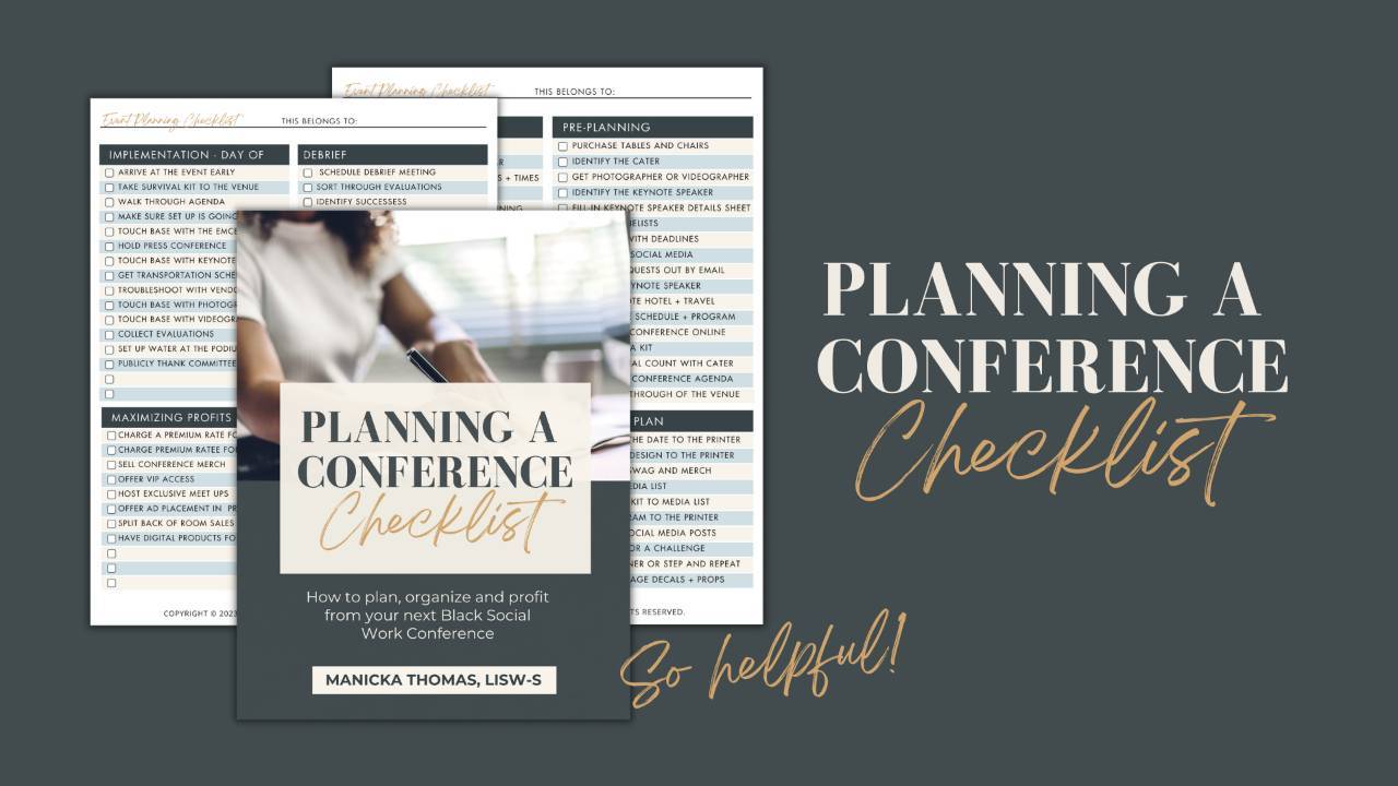 Planning A Conference Checklist