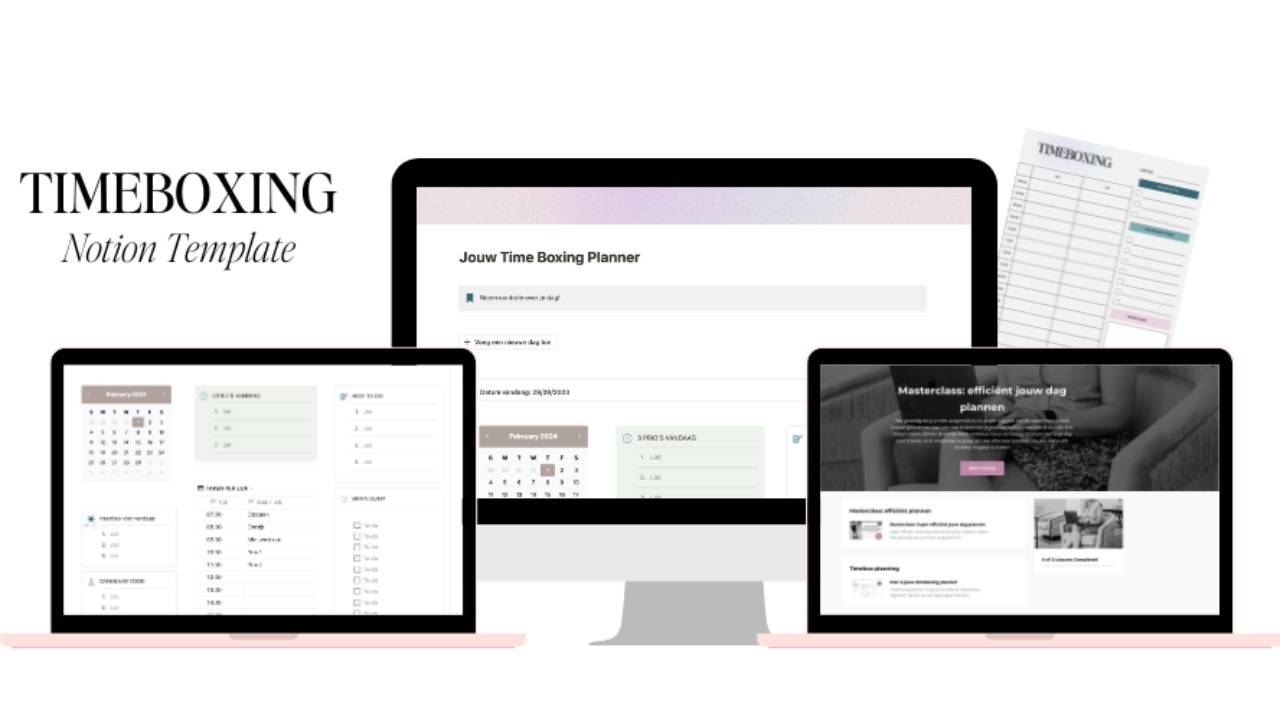 Timeboxing Notion Templates