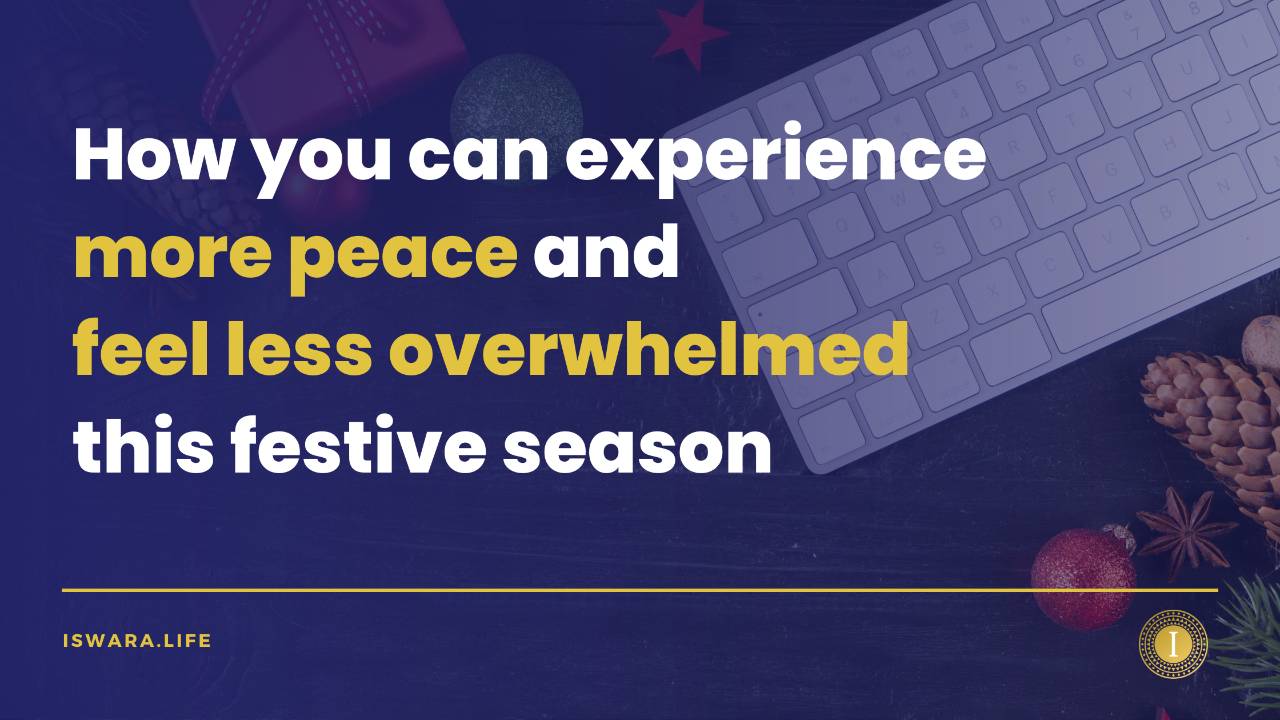 How to experience more peace this festive season