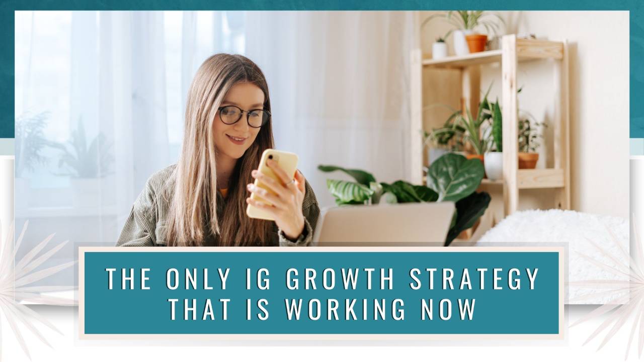 The ONLY IG Growth Strategy That Is Working NOW with IG Growth Expert