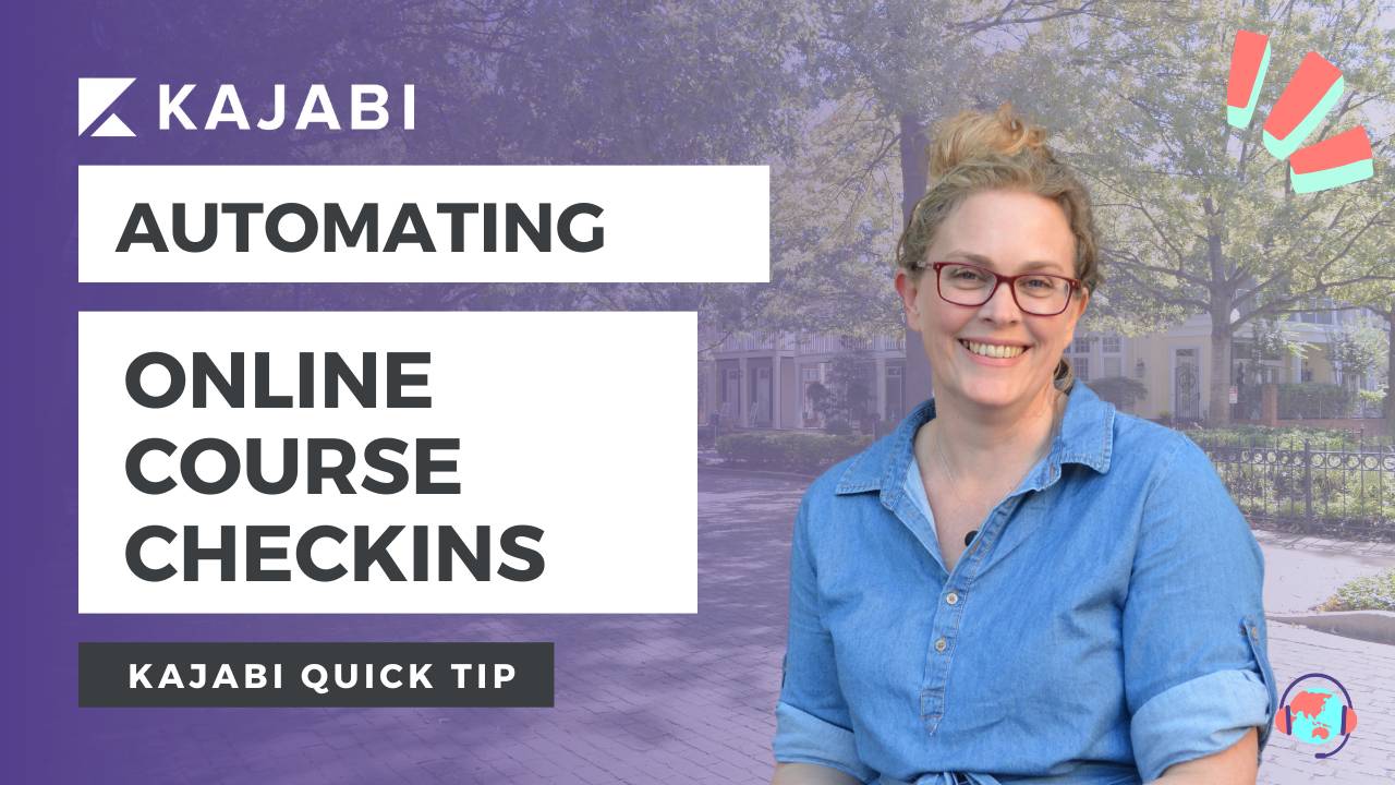 Automatically Send a Check in Email at The End of Each Course Module