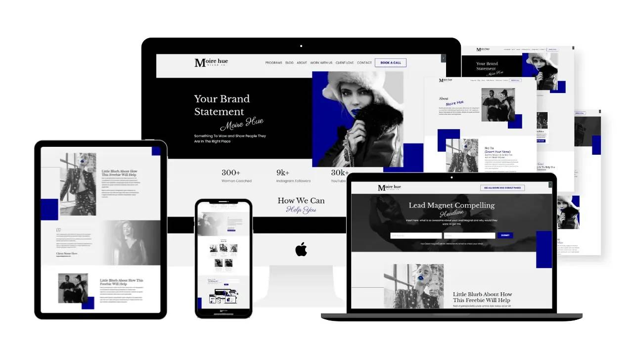 Kajabi Template Moire Hue | Templates From Kajabi Designers