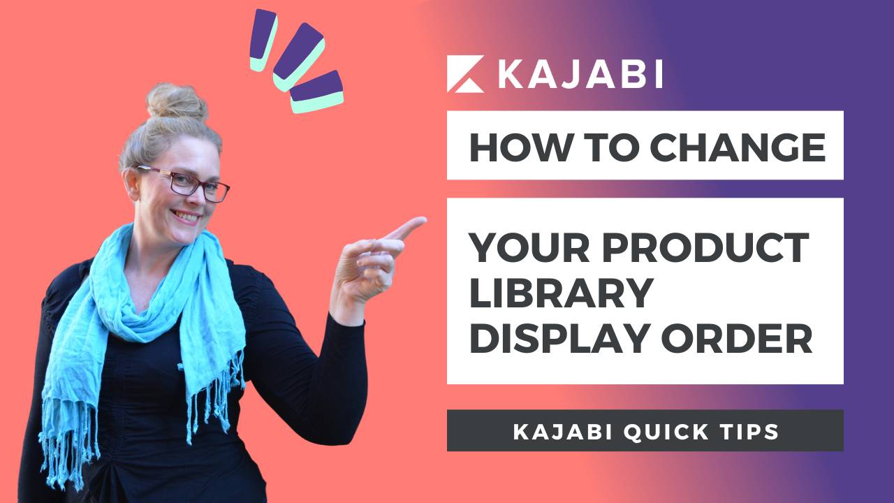 How to Rearrange Your Product Library Display Order