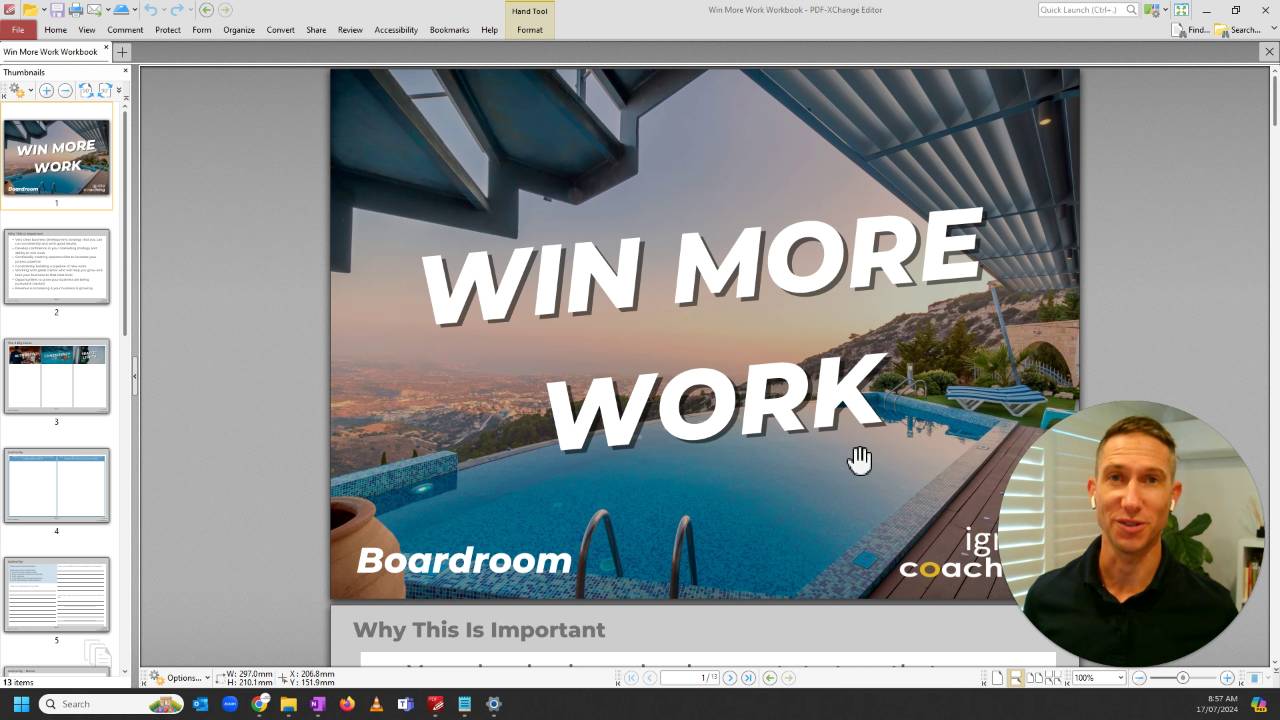 Win More Work Training