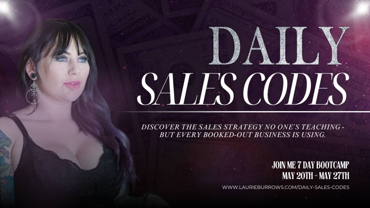 Daily Sales Codes | 7 Day Experience
