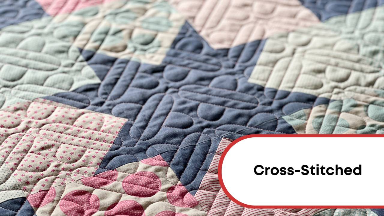 Cross-Stitched | Digital Quilting Design for Computerized Longarms