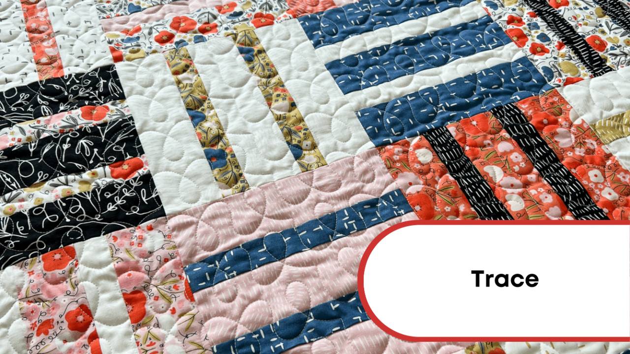 Trace Digital Edge to Edge Quilting Design