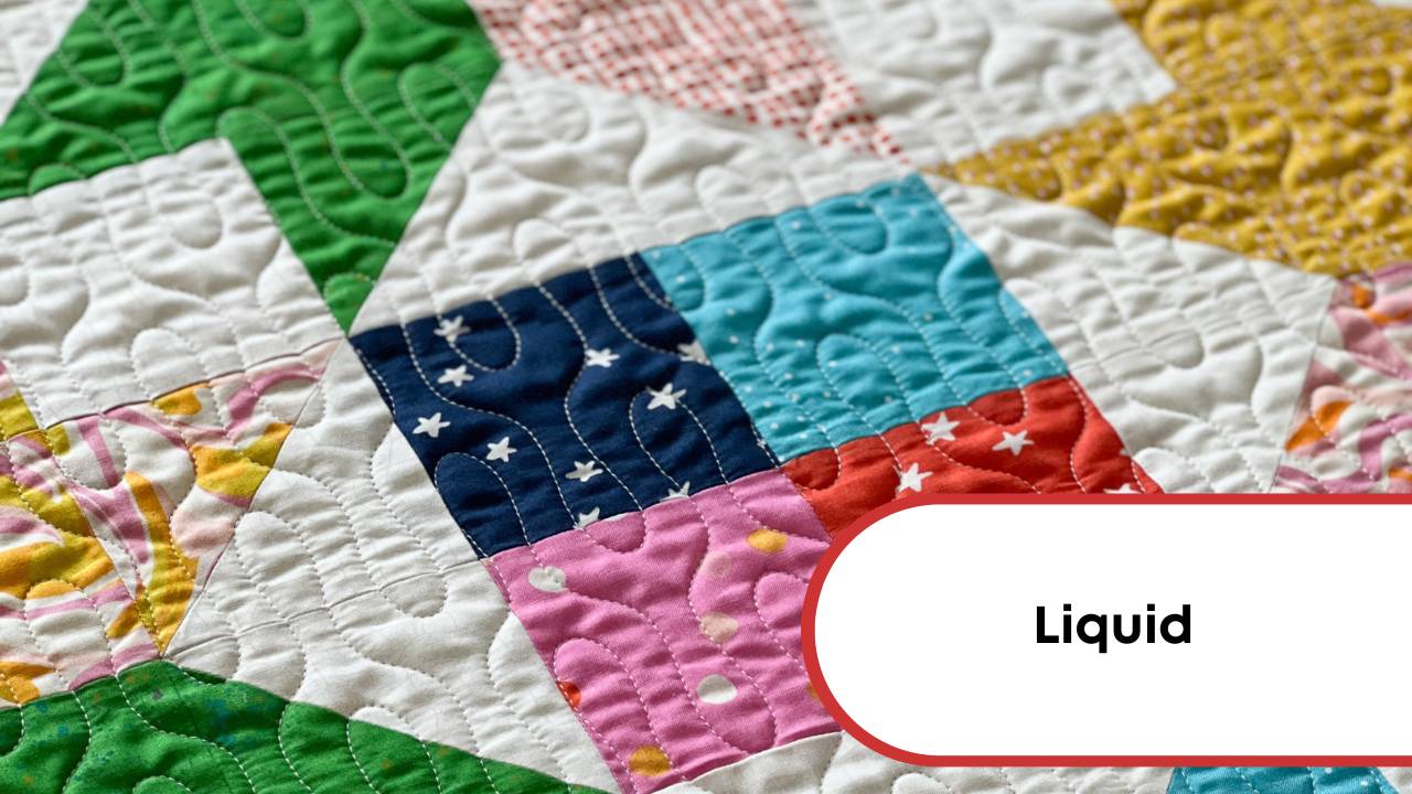 Liquid Edge-to-Edge Digital Quilting Design