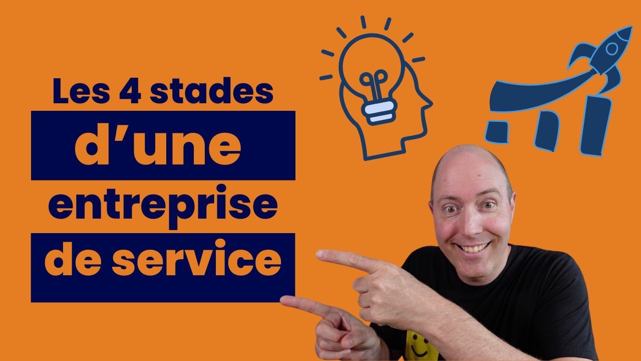 ⛵️Les 4 stades d'une entreprise de service