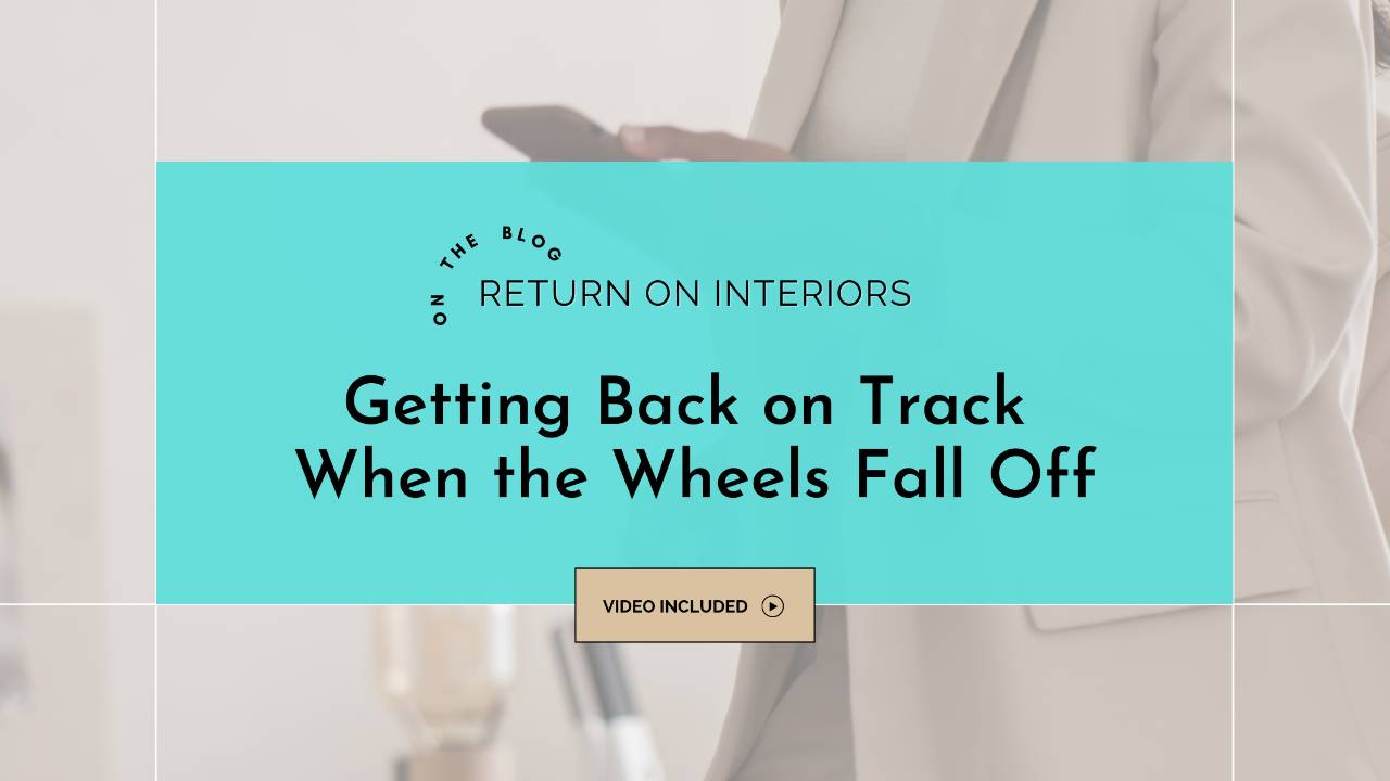 Getting Back on Track When the Wheels Fall Off