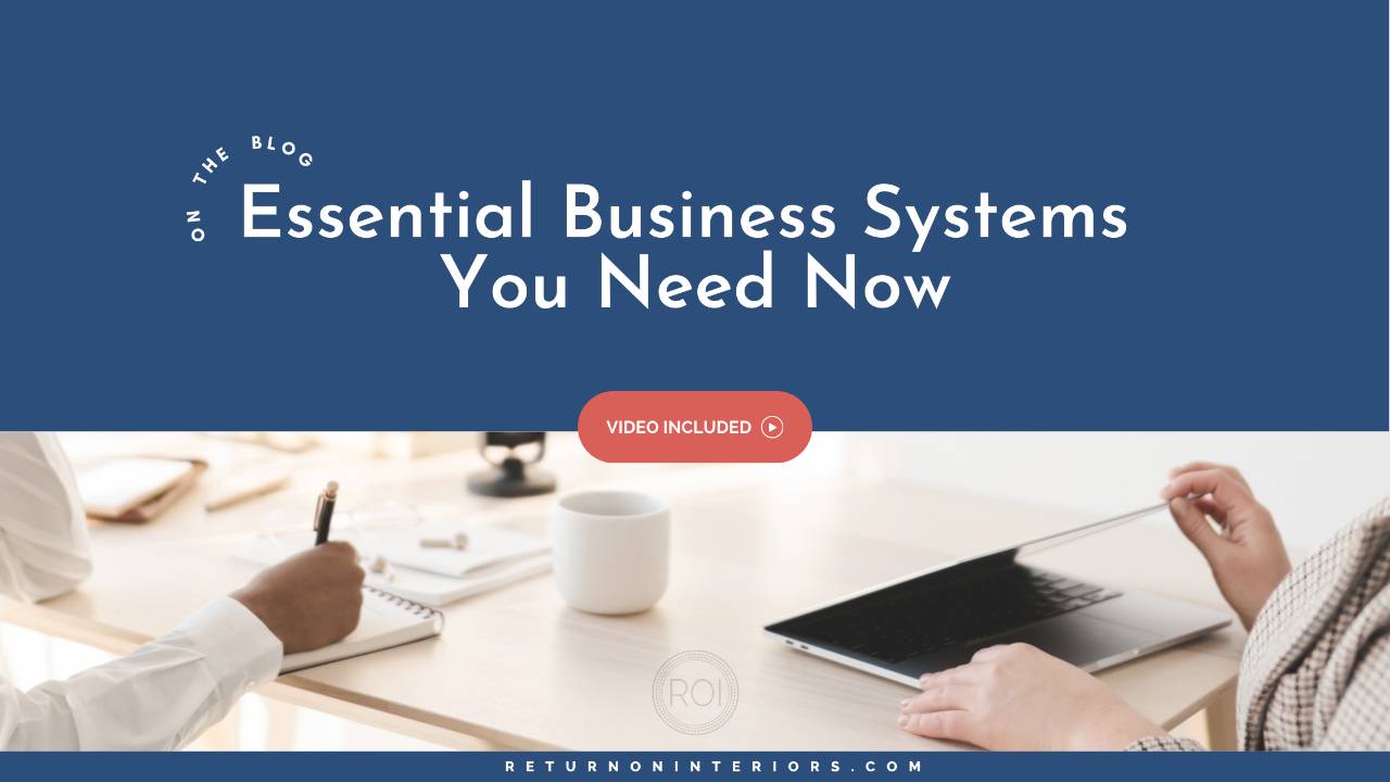 Essential business systems you need now