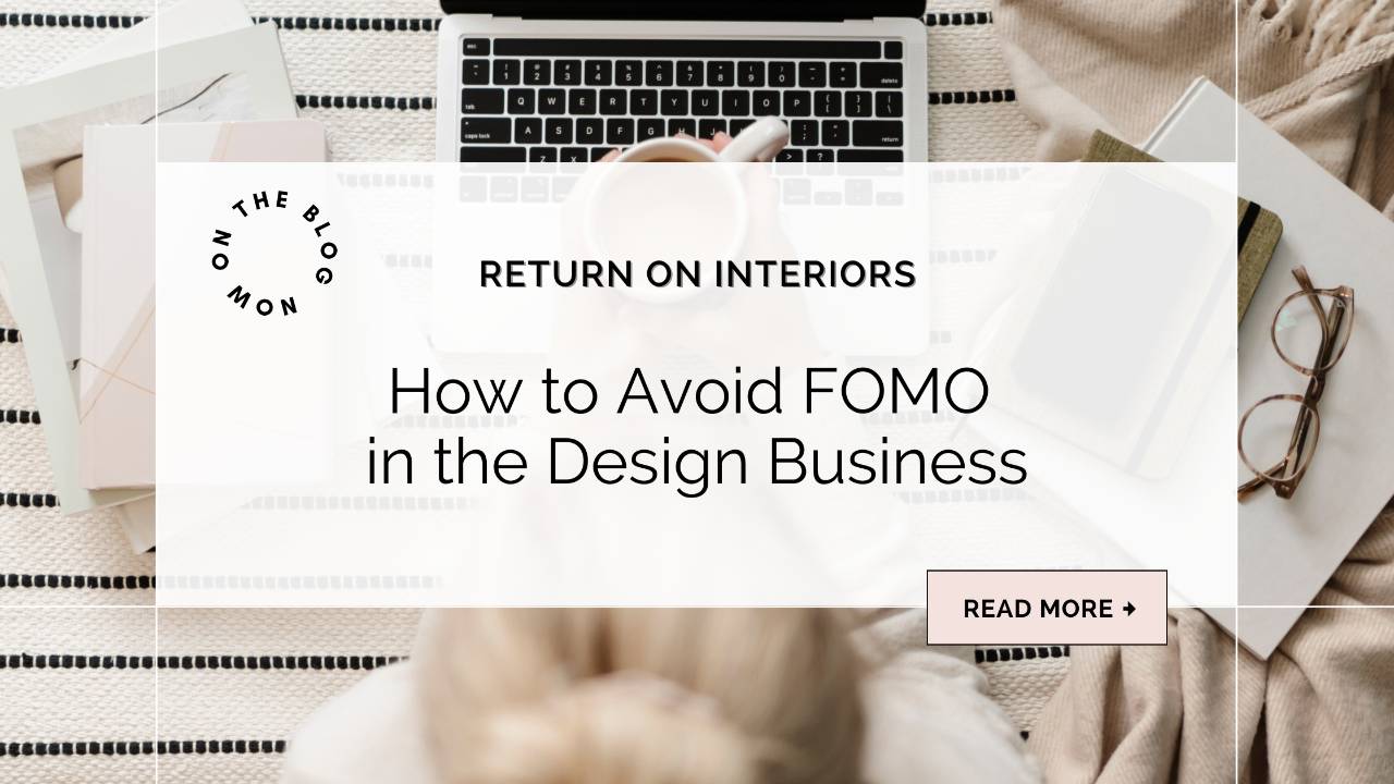 How to Avoid FOMO in the Design Business