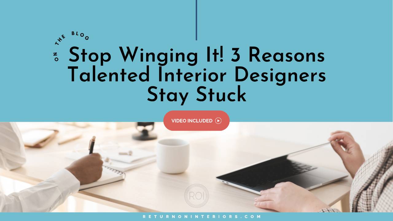Stop Winging It: The Real Reason Talented Designers Stay Stuck