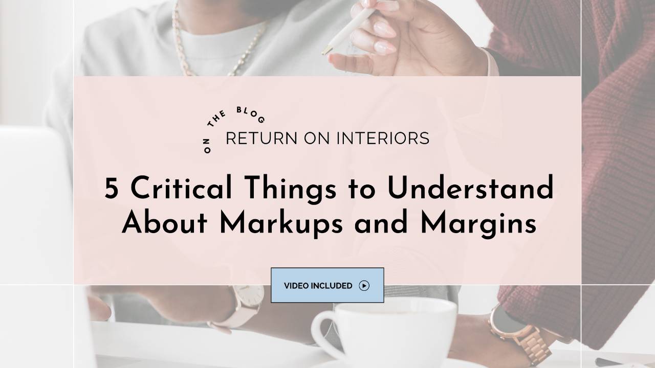5 Critical Things to Understand About Markups and Margins