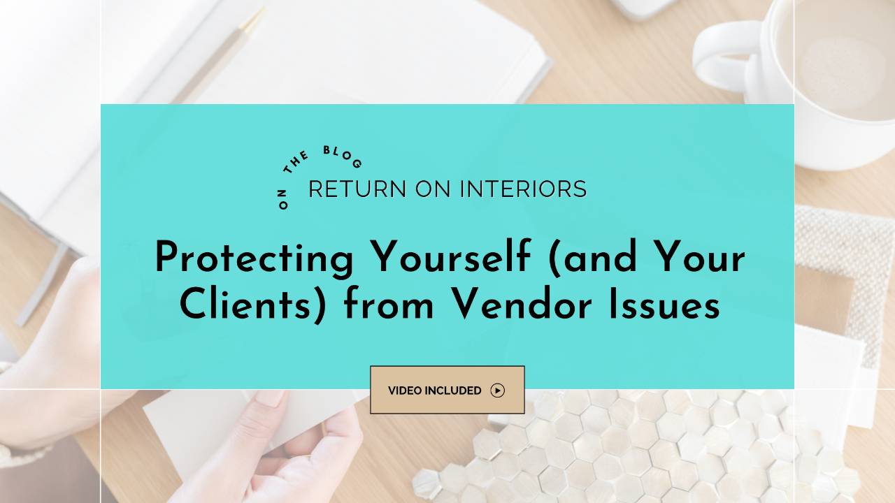Protecting Yourself (and Your Clients) from Vendor Issues