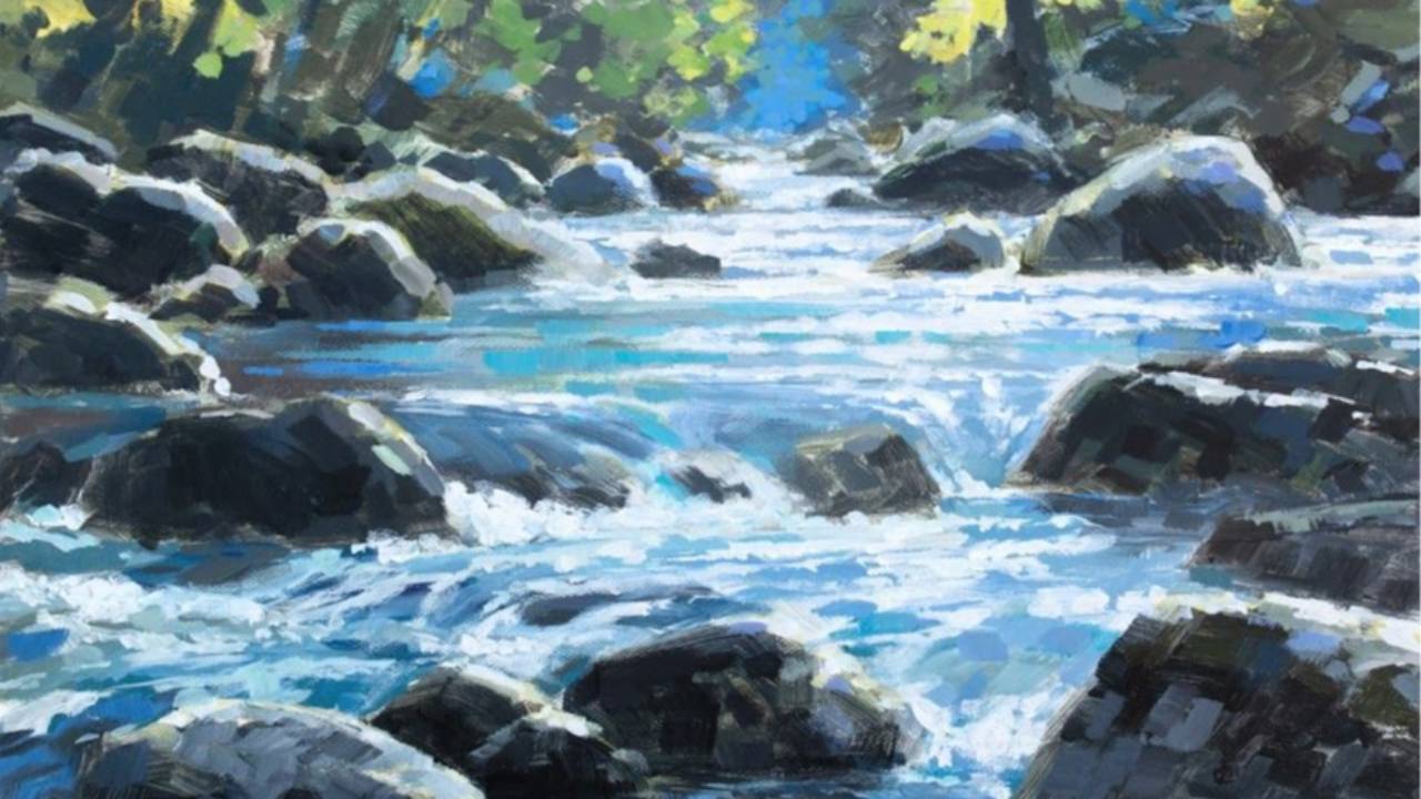 How to Paint Water With Acrylics Step by Step