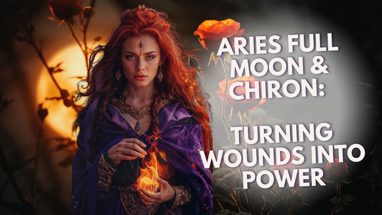 Aries Full Moon & Chiron: Turning Wounds into Power