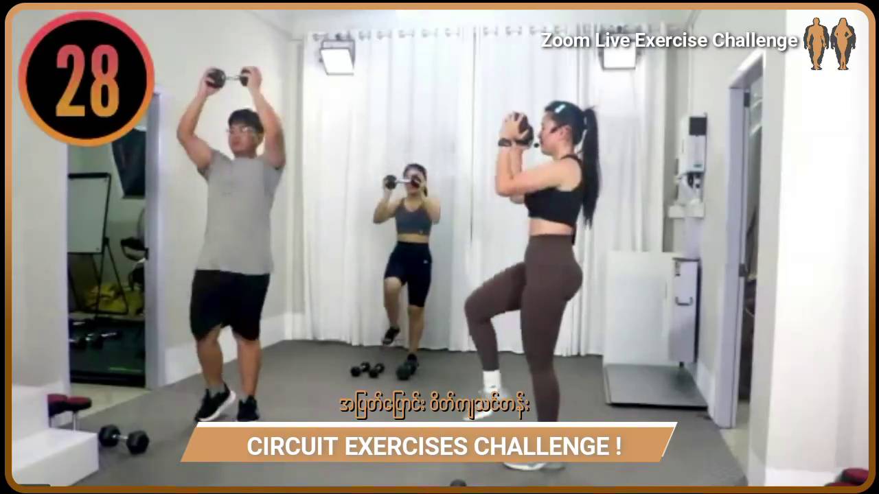 Full Body Exercises Circuits Challenge Video
