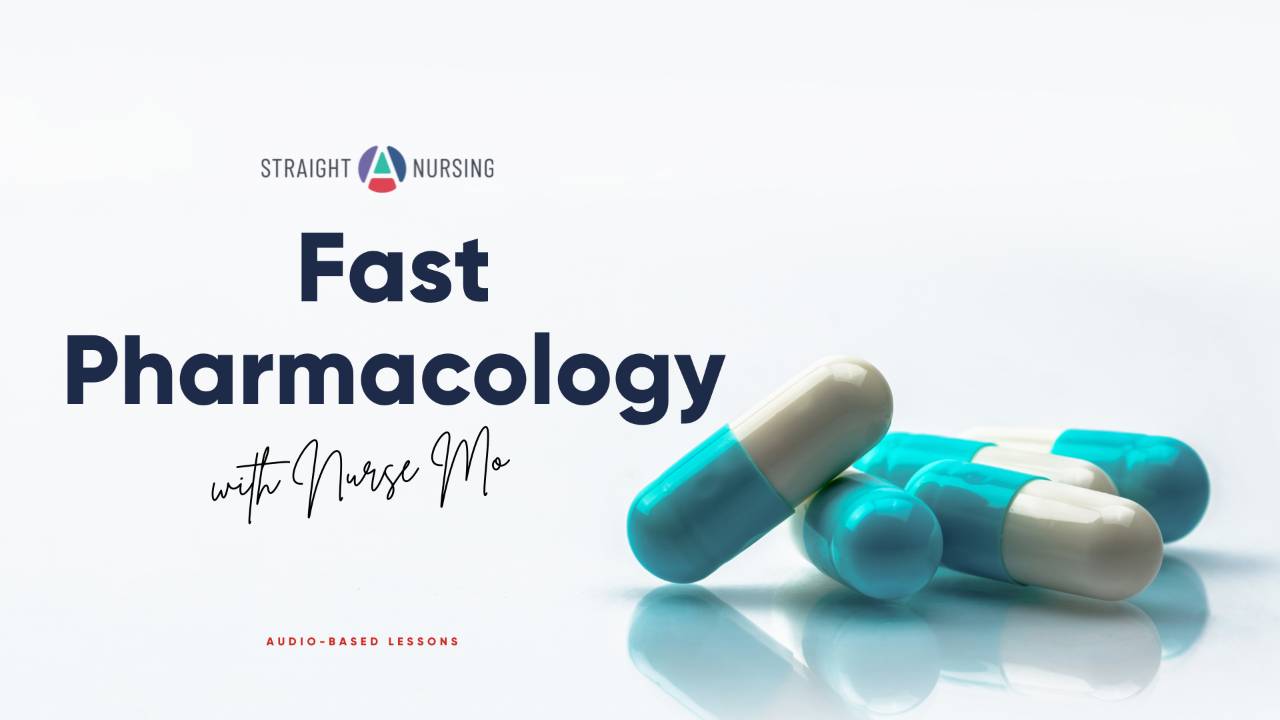 Fast Pharmacology - 5-Minute Lessons for Nursing Students