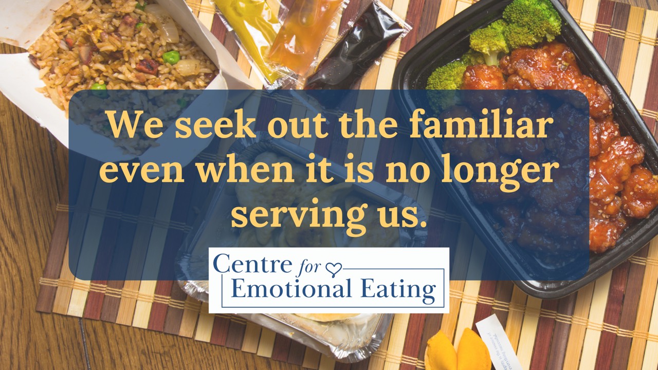 Client insight: “Emotional Eating is my Comfort… And it’s Comfortable”