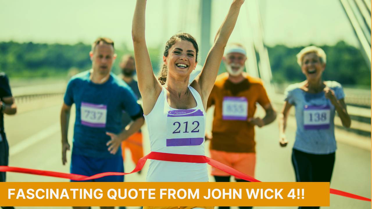 Fascinating quote from John Wick 4!!