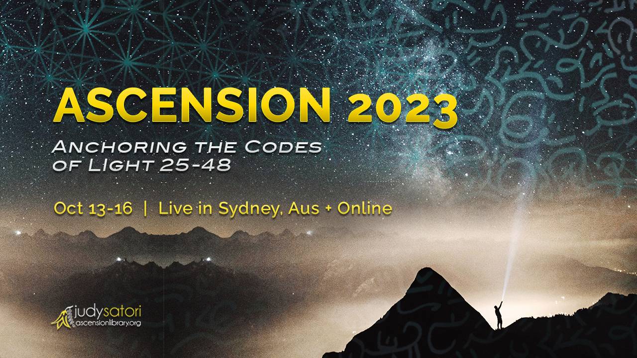 Anchoring the Codes of Light with Judy Satori - Ascension 2023 Sydney