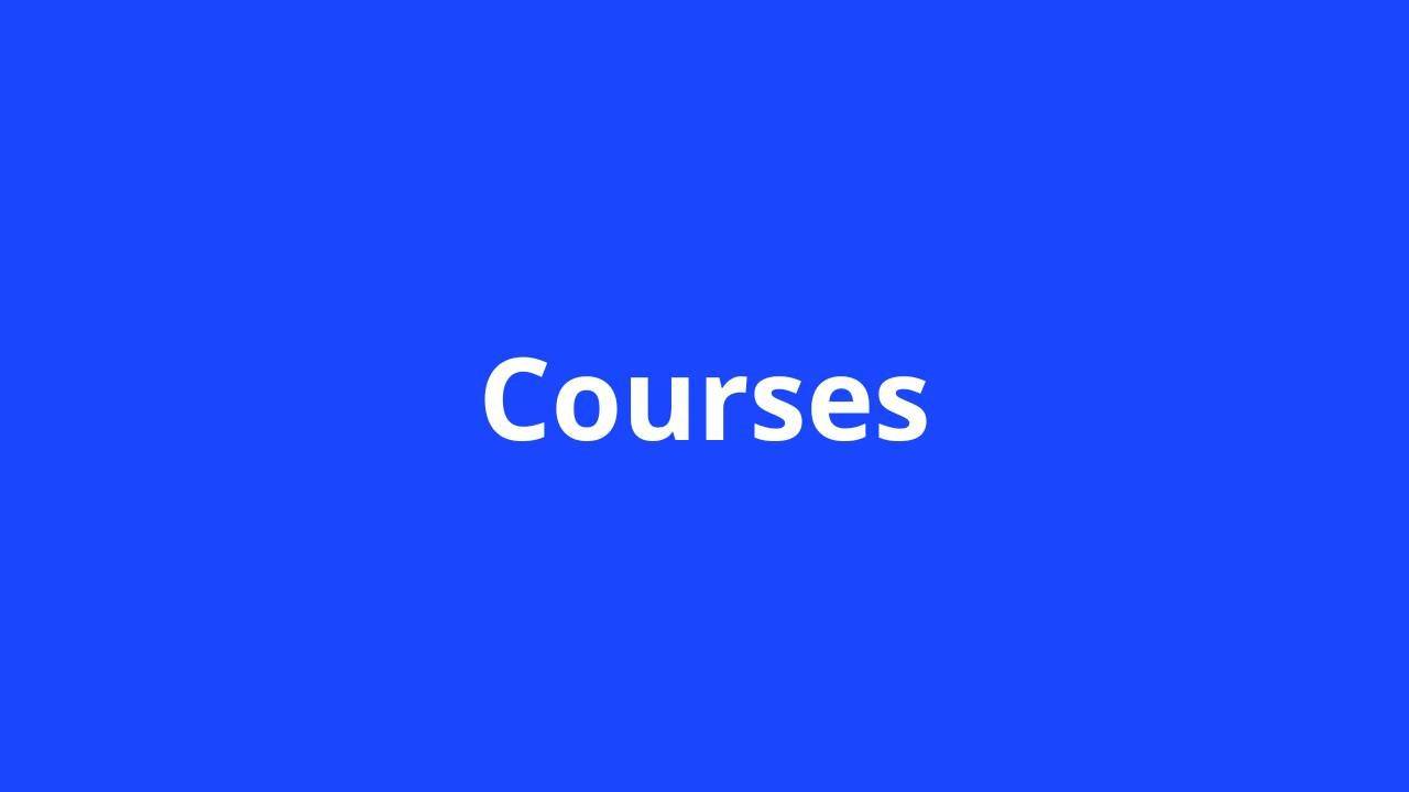 Courses | Coaches & Courses