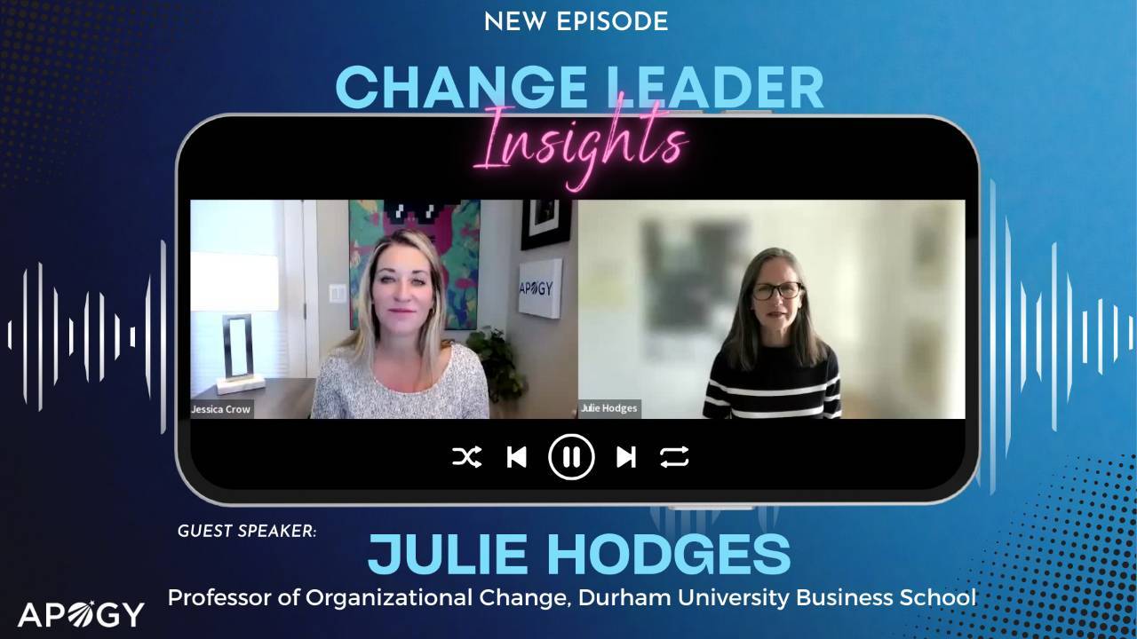 Change Leader Insights, Professor Julie Hodges, Durham University