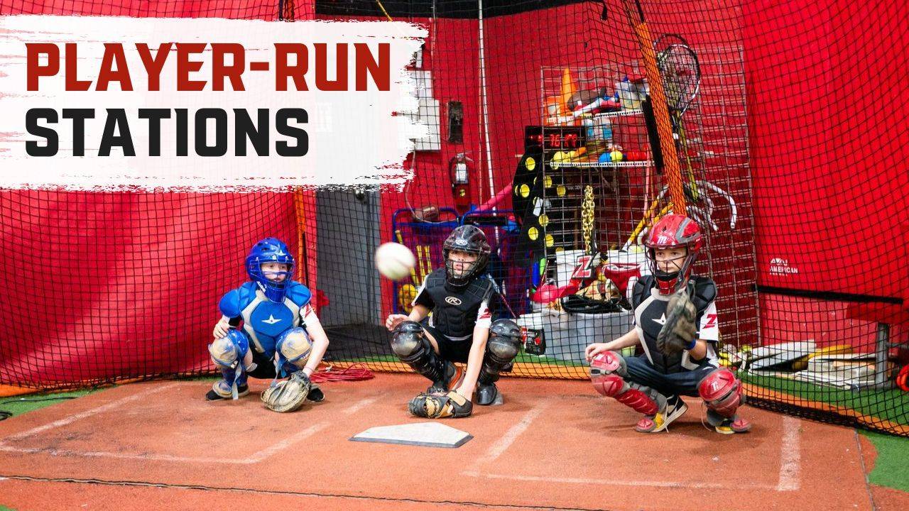 Achieve More in Baseball Practice with Player-Run Stations