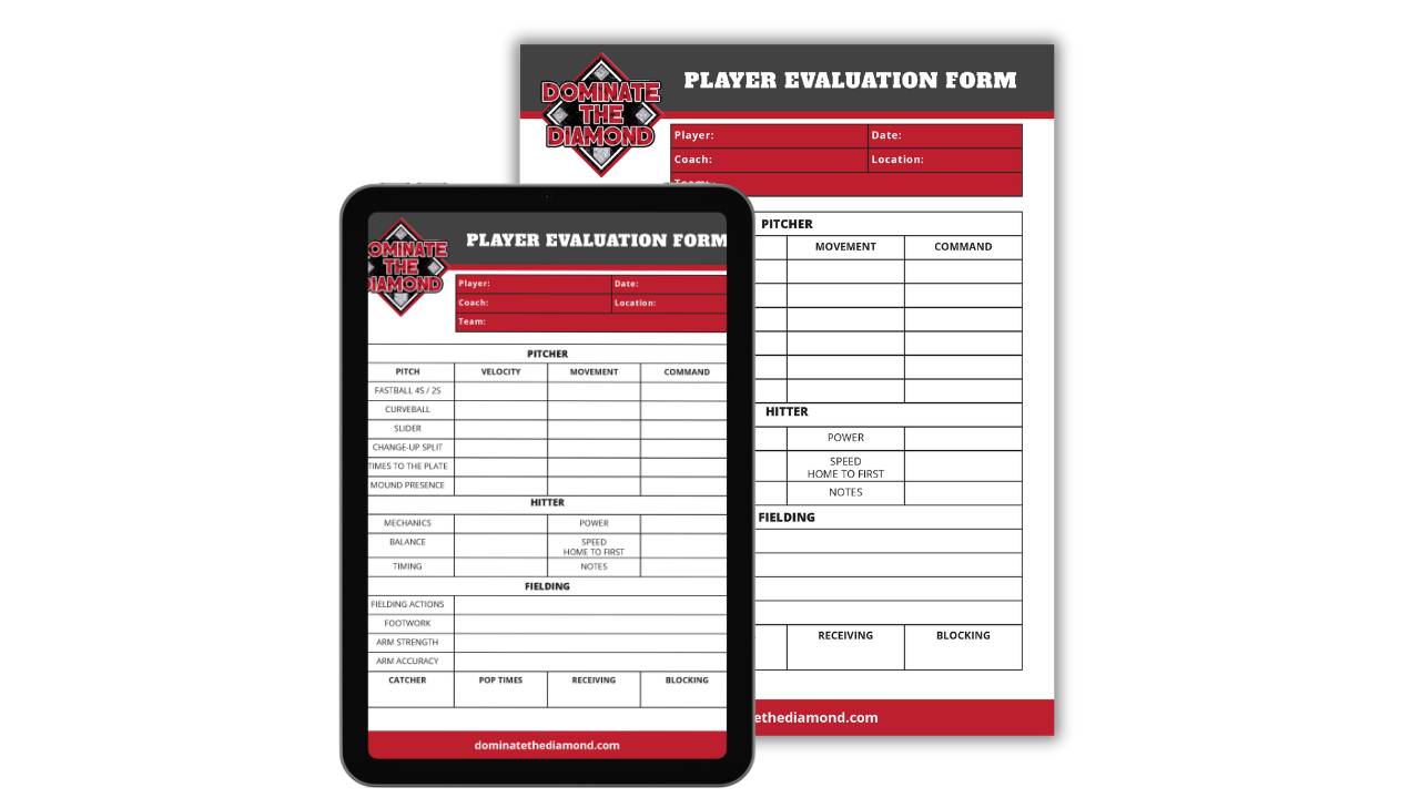 Player Evaluation Form - FREE DOWNLOAD