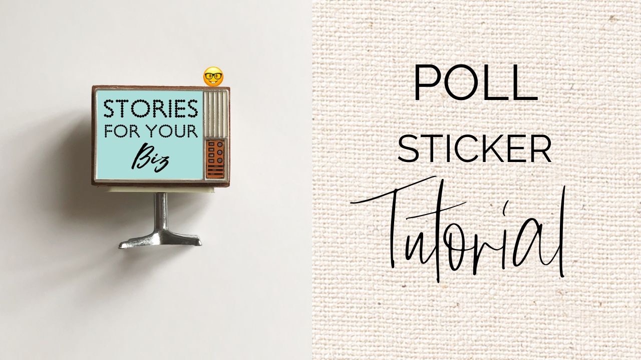 Story Poll Sticker Tutorial