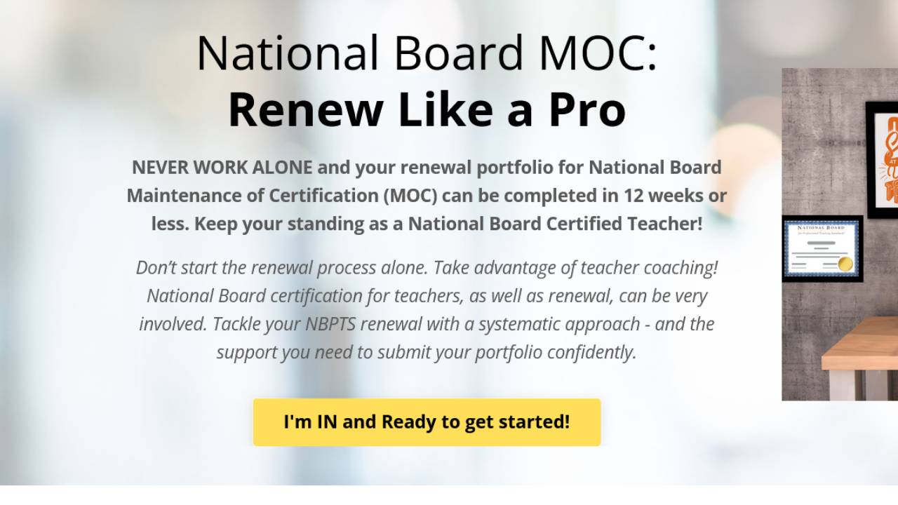 National Board MOC | MOC Renewal | Tracey Bryant Stuckey