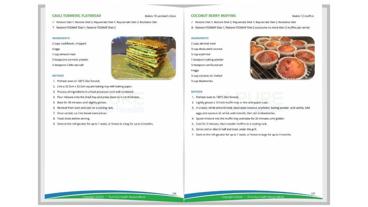 Pure Gut Health Recipe eBook | 170+ gluten-free recipes