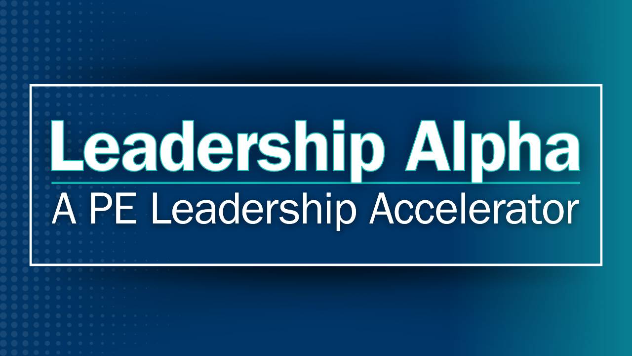 Leadership Alpha | PE Leadership Accelerator
