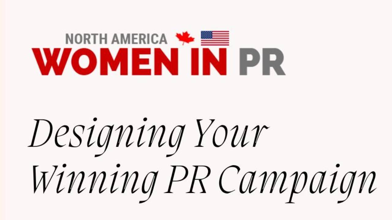 Women in PR North America - PR Campaign Checklist
